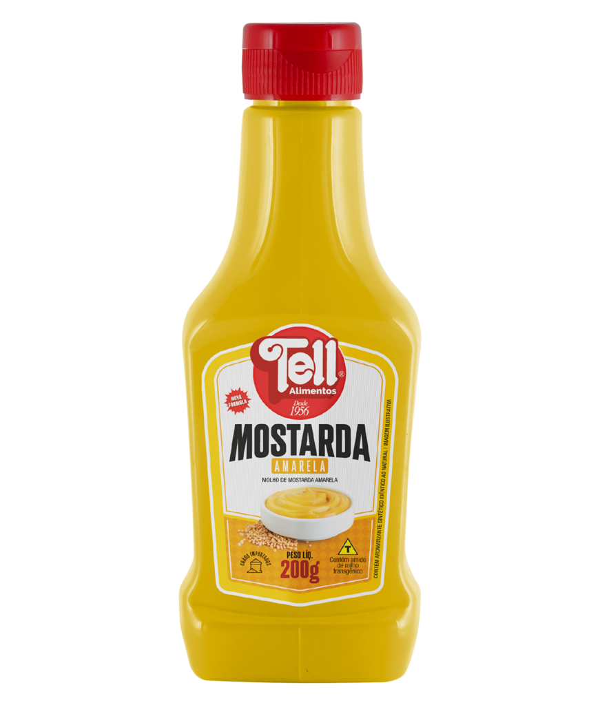Mostarda amarela 200g - Tell Alimentos